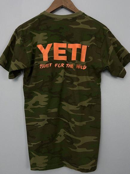 Yeti | Shirts | Yeti Built For The Wild Camouflage Green Military Camo ...